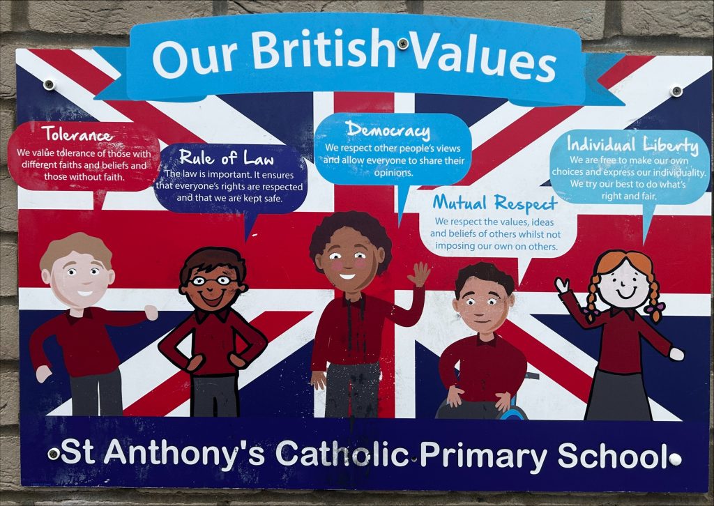 British Values | St Anthony's Catholic Primary & Nursery School